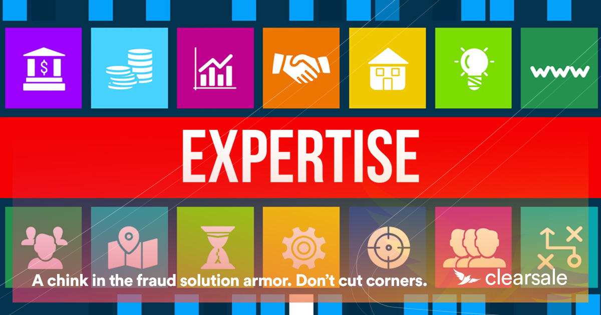 A chink in the fraud solution armor. Don’t cut corners.